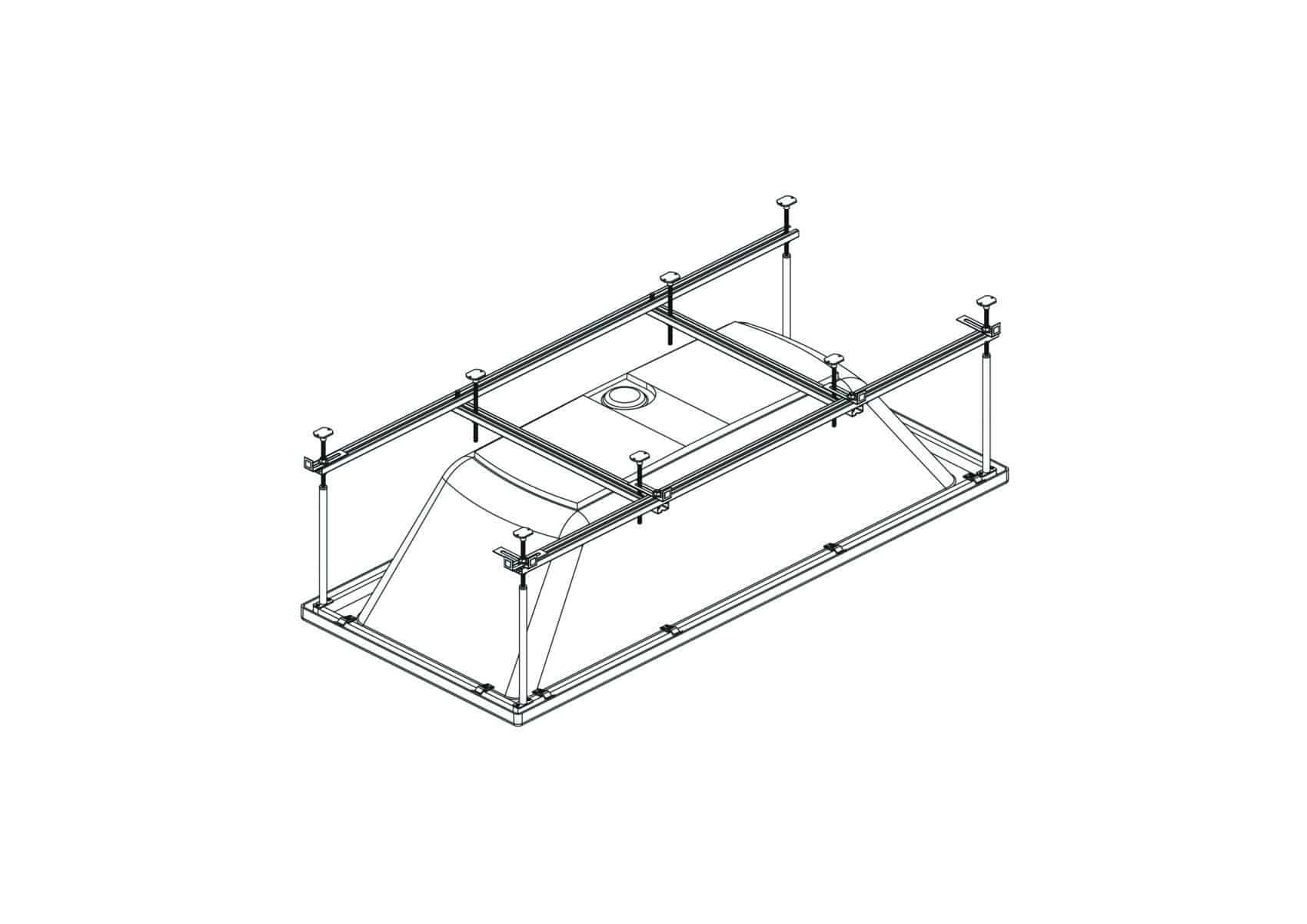 Universal Engineered Bath Frame | Trojan Bath Spares
